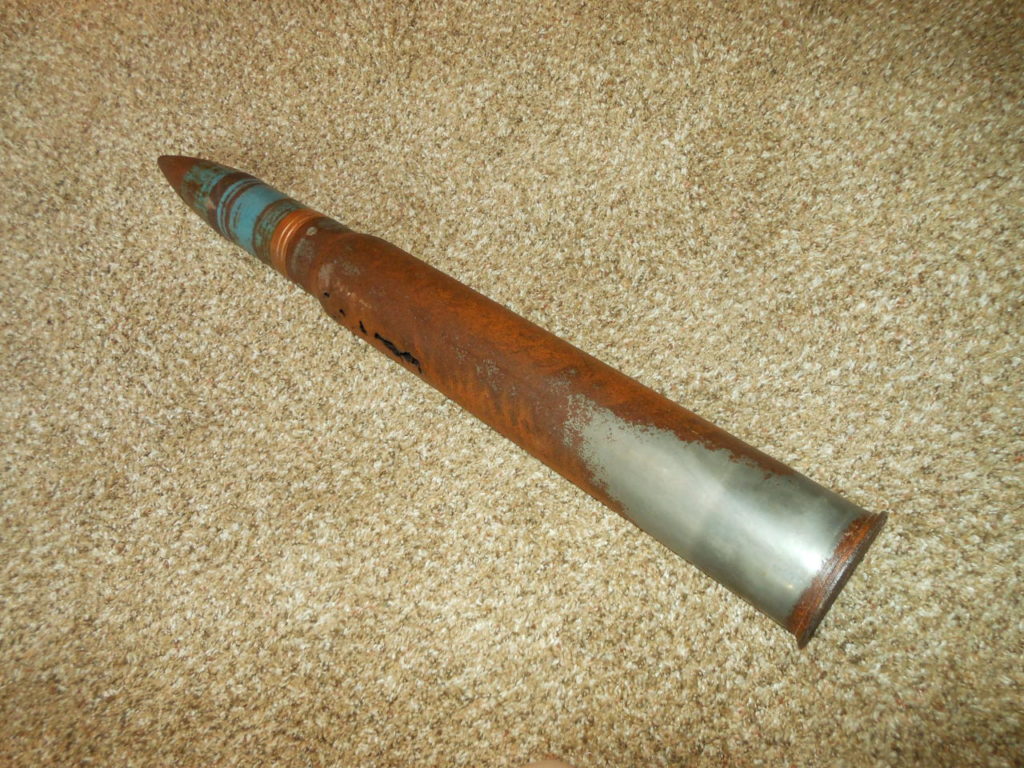 WW2 US Navy 3"/50 Caliber Warship AA Ammunition TRAINING ROUND – NICE!