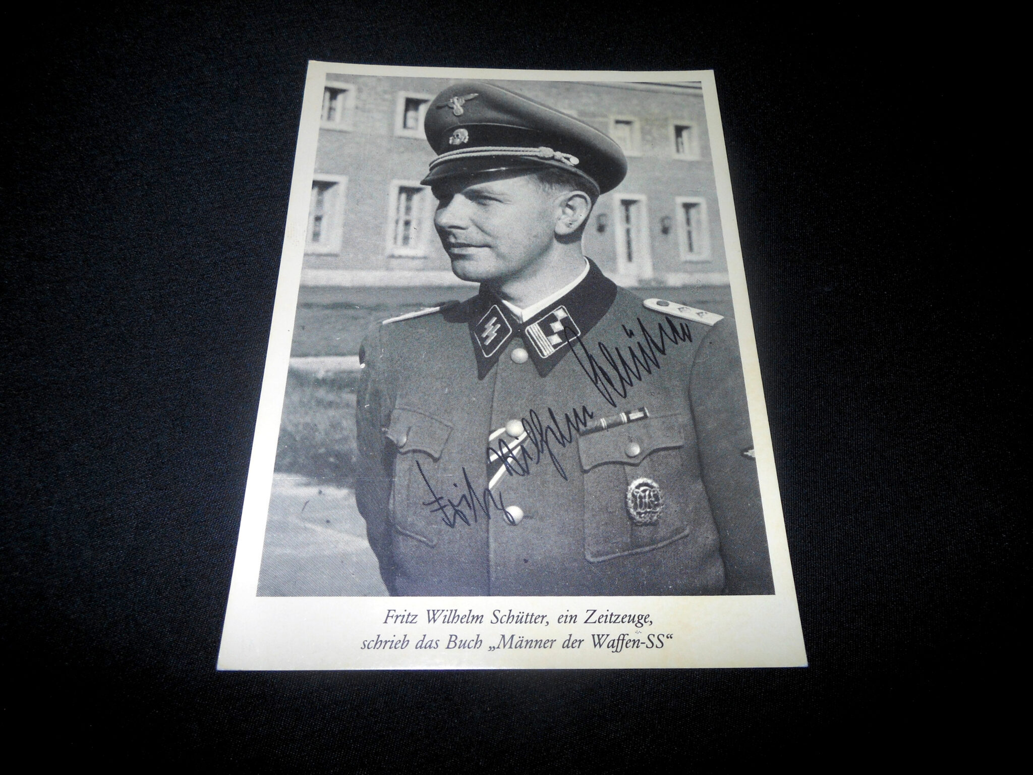 WW2 German Waffen SS – HAUPTSTURMFUHRER FRITZ FILWHLEM SCHUTTER ...