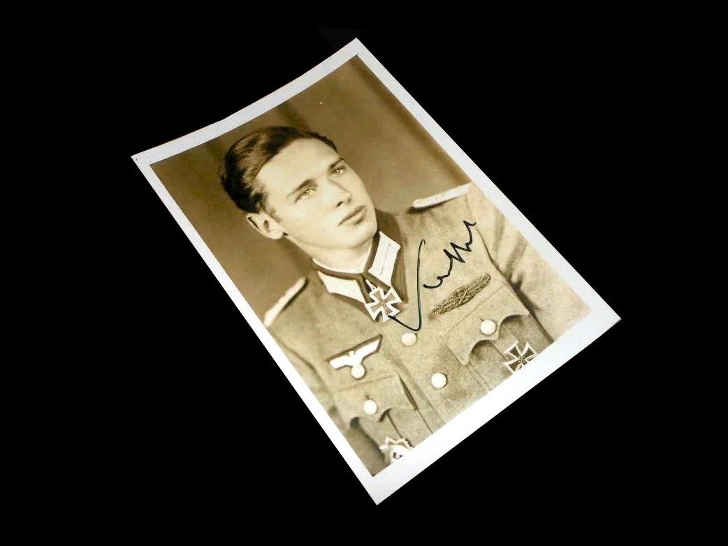 WW2 German Wehrmacht Panzer – HAUPTMANN PAUL-GEORG KLEFFEL – AUTOGRAPH ...
