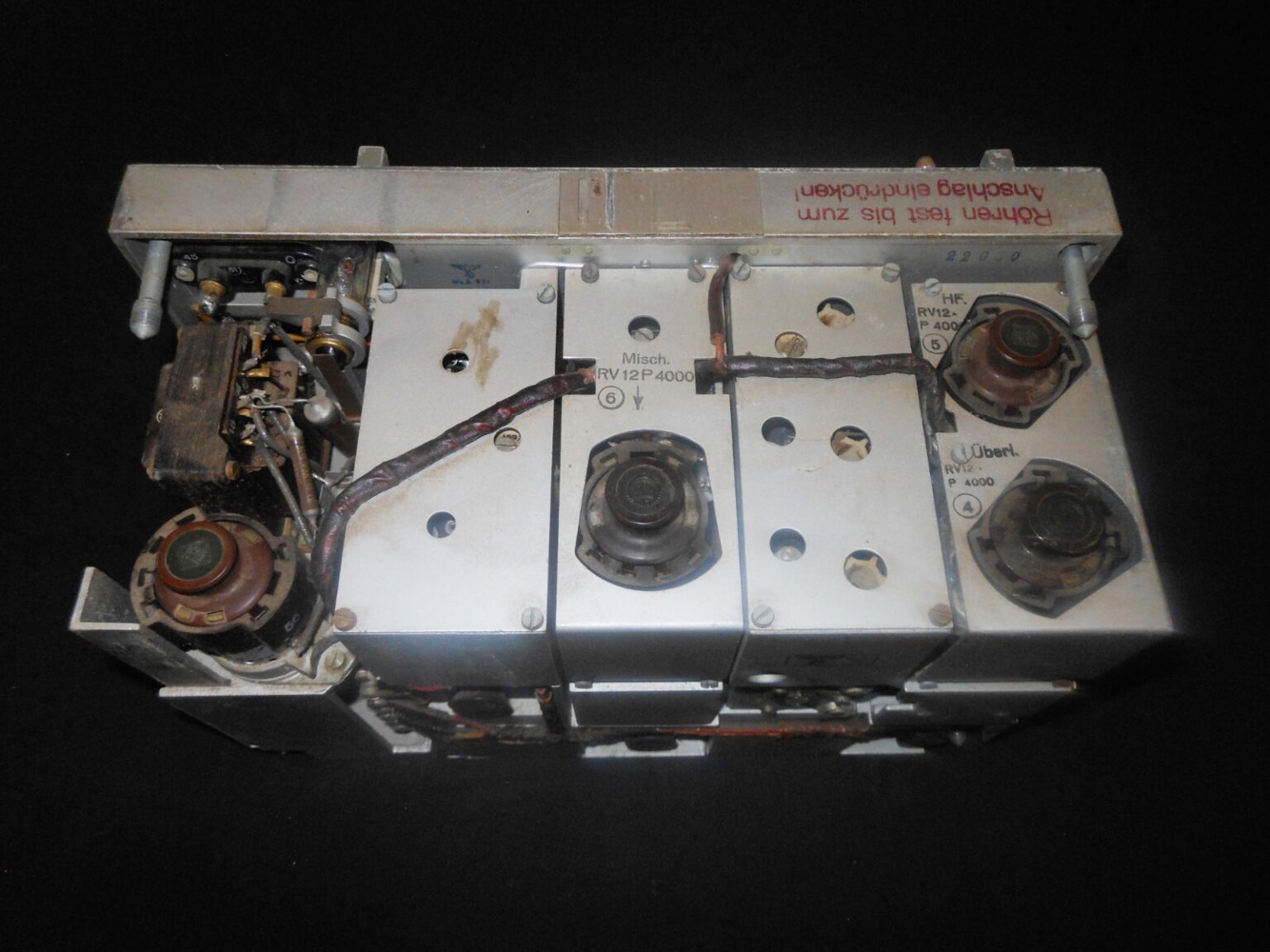 WW2 German Wehrmacht Panzer – Ukw.E.e RADIO RECEIVER – Tiger Panther ...