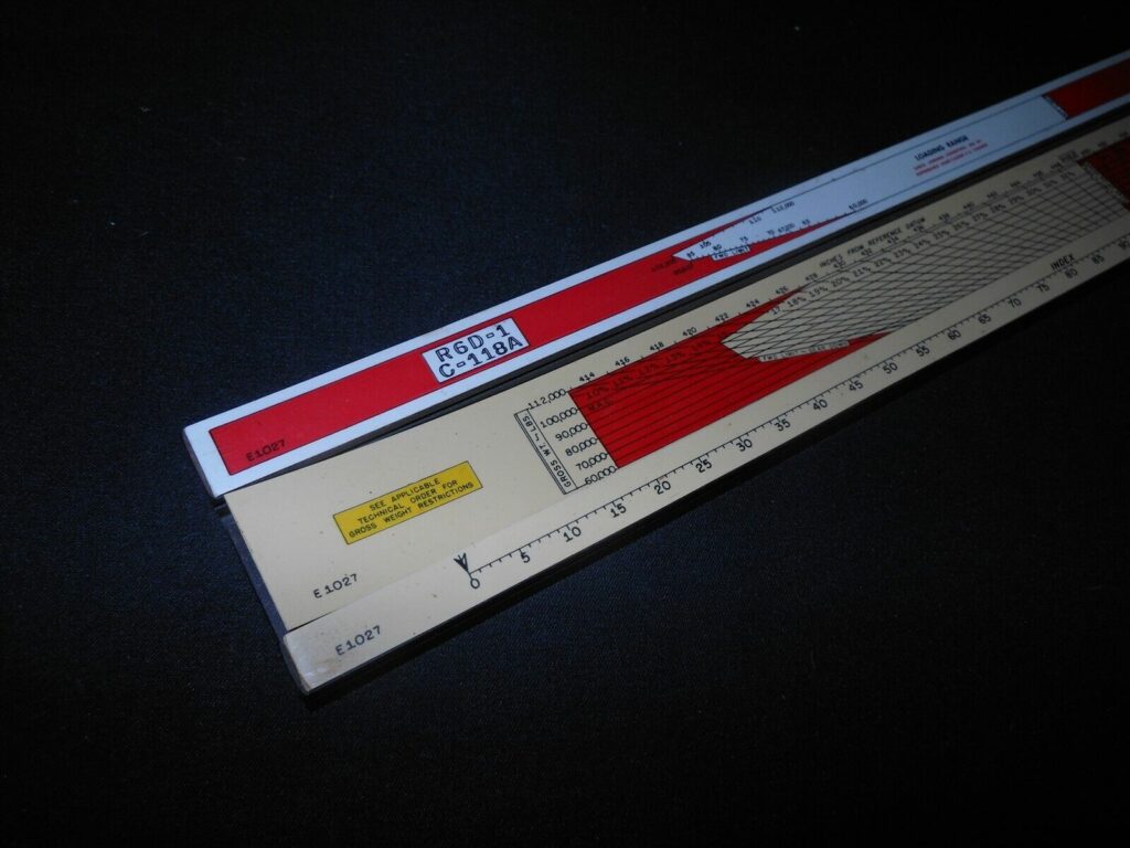 WW II US ARMY / NAVY – LOAD ADJUSTER SLIDE RULE / CALCULATOR – C-118 ...